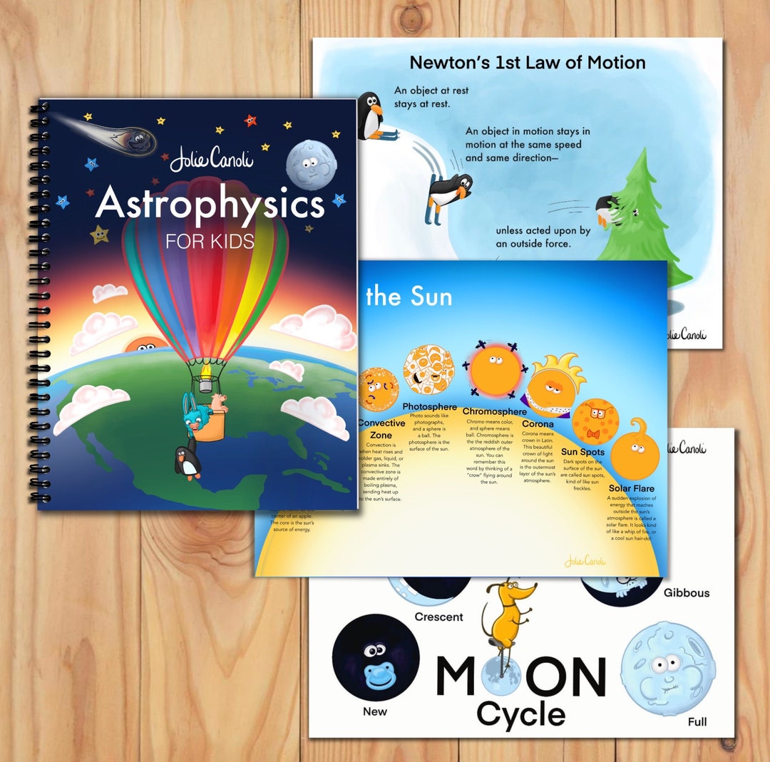 Astrophysics for Kids! Science Workbook and Posters, Classical ...