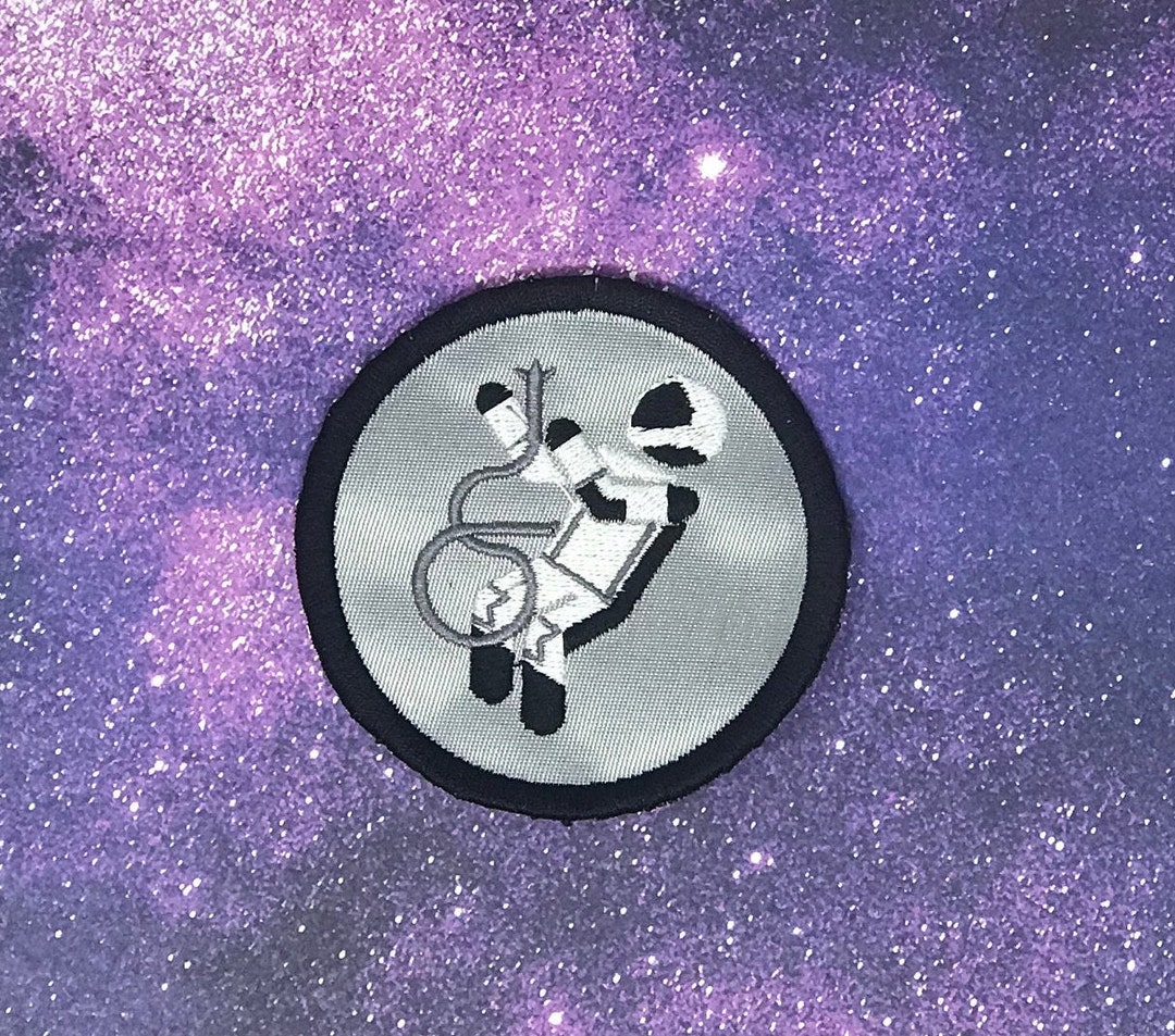 3 Spacexcentric SILVER Round Starman Patch Space Patch - Etsy