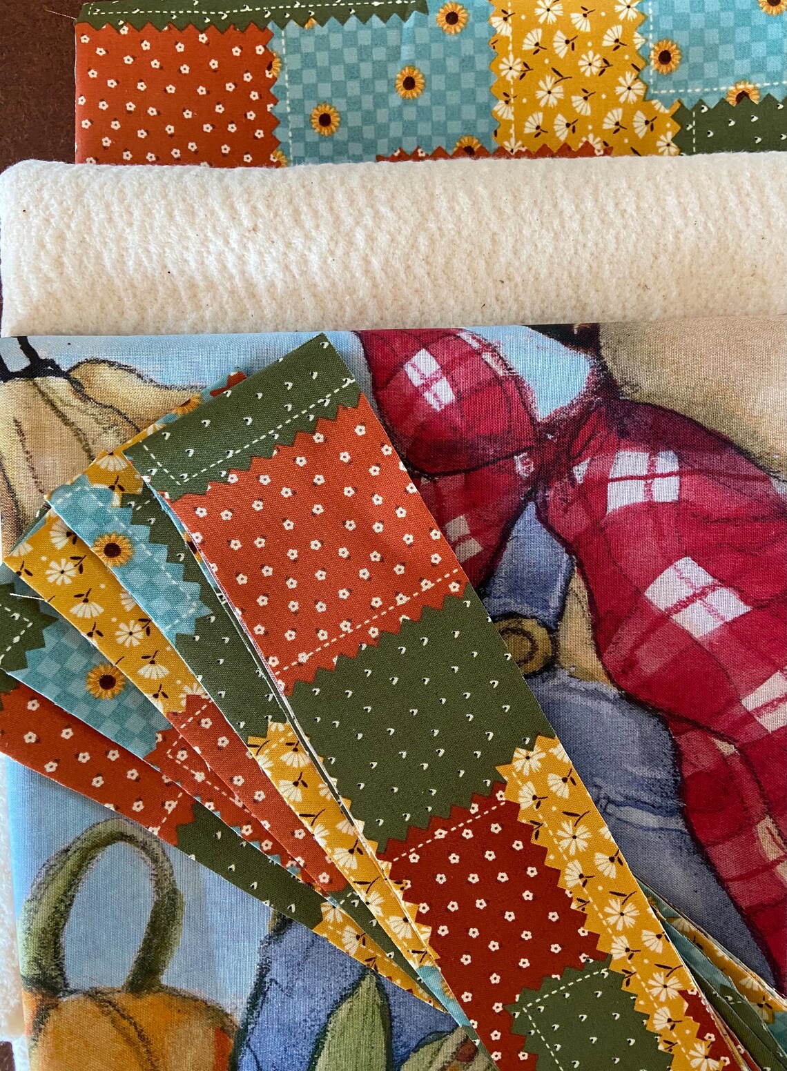 Harvest Scarecrow Quilt Kit, Easy! Make in One Day!, Includes Quilt Top ...