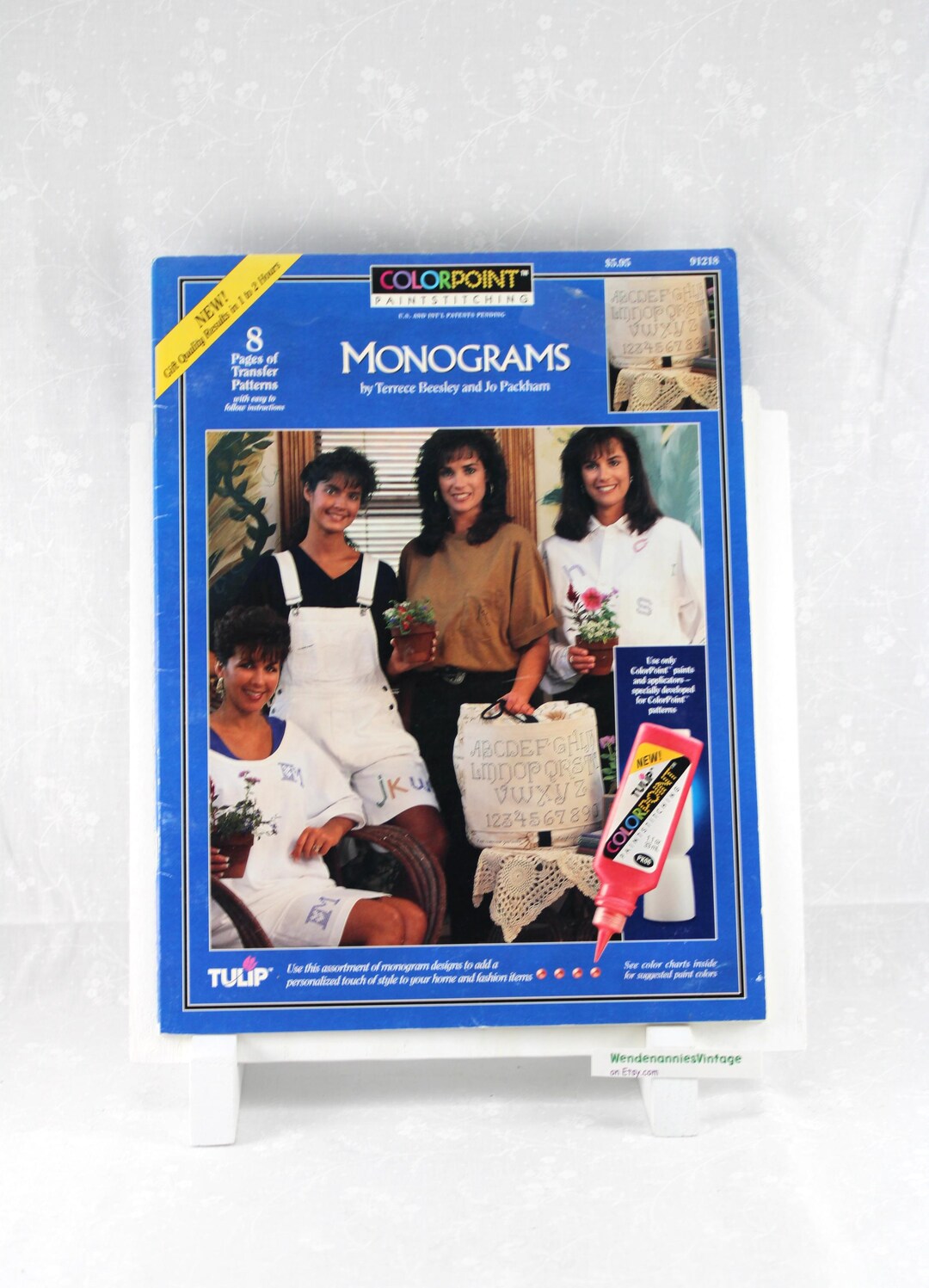 Tulip 1992 "monograms" for Textile Painting With Colorpoint Paint ...