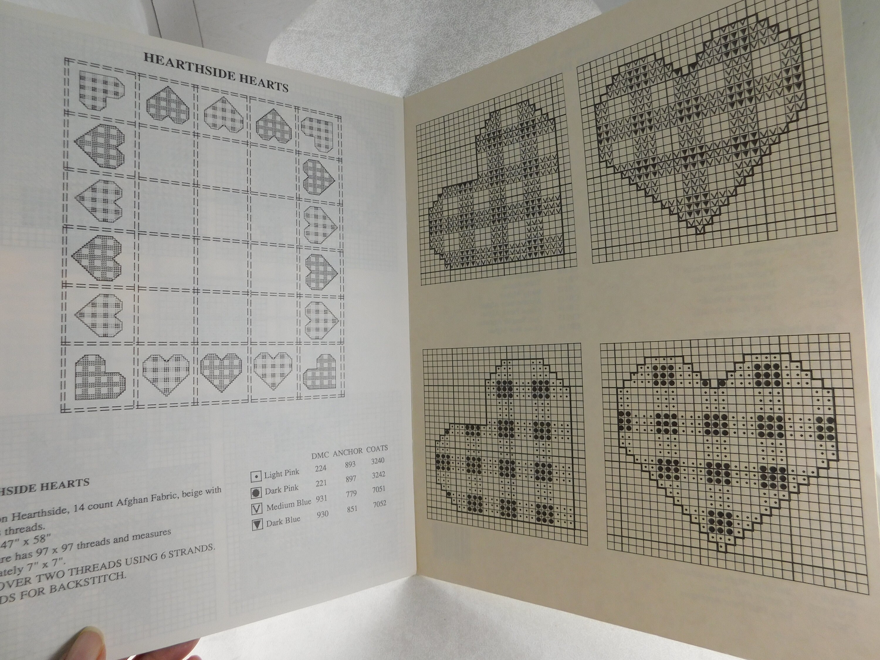 Vintage Banar Designs Quilt Samplercounted Cross Stitch Afghans ...