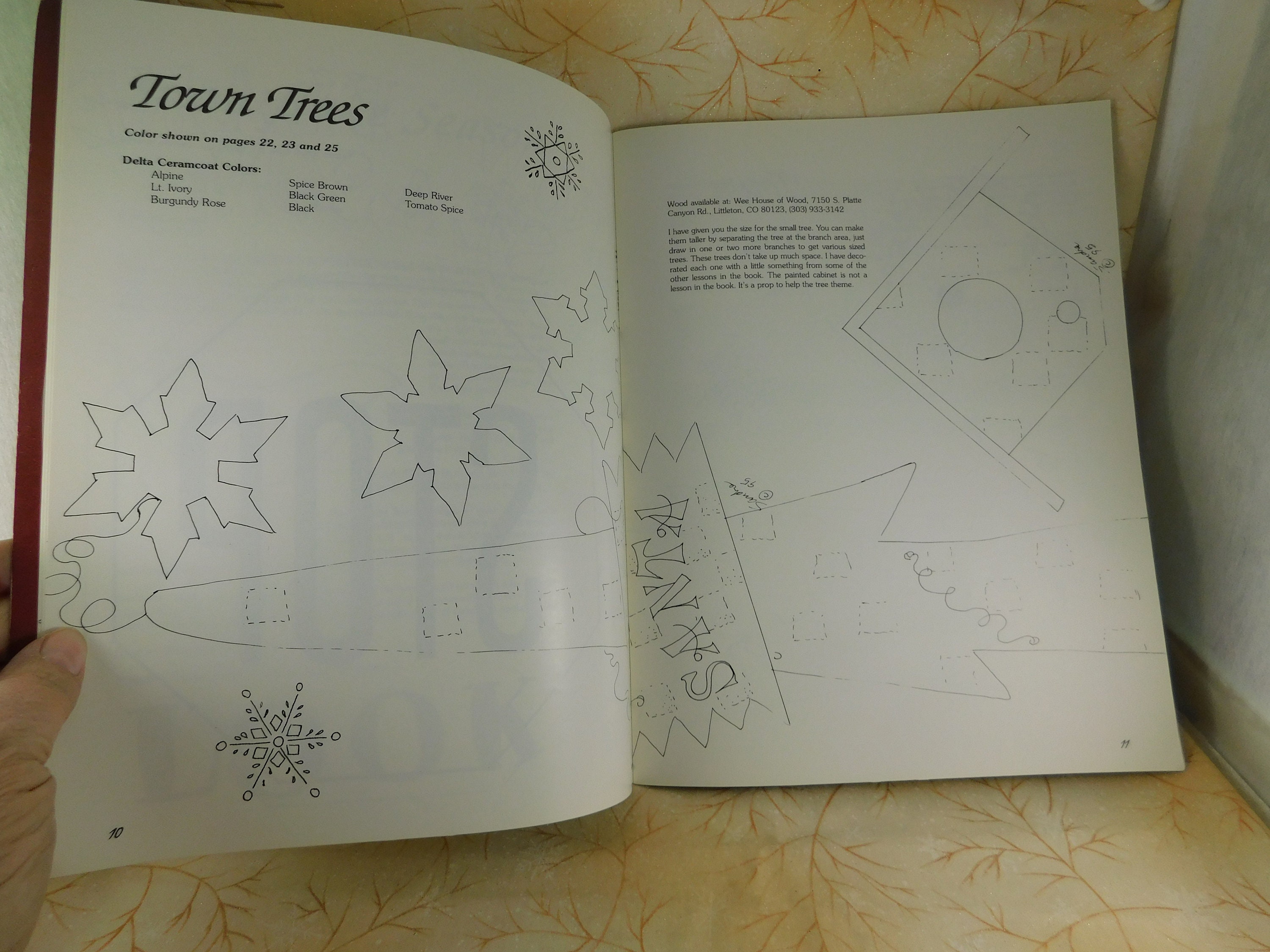 Vintage snowflake Season Tole Painting & Embellishing Instructions ...