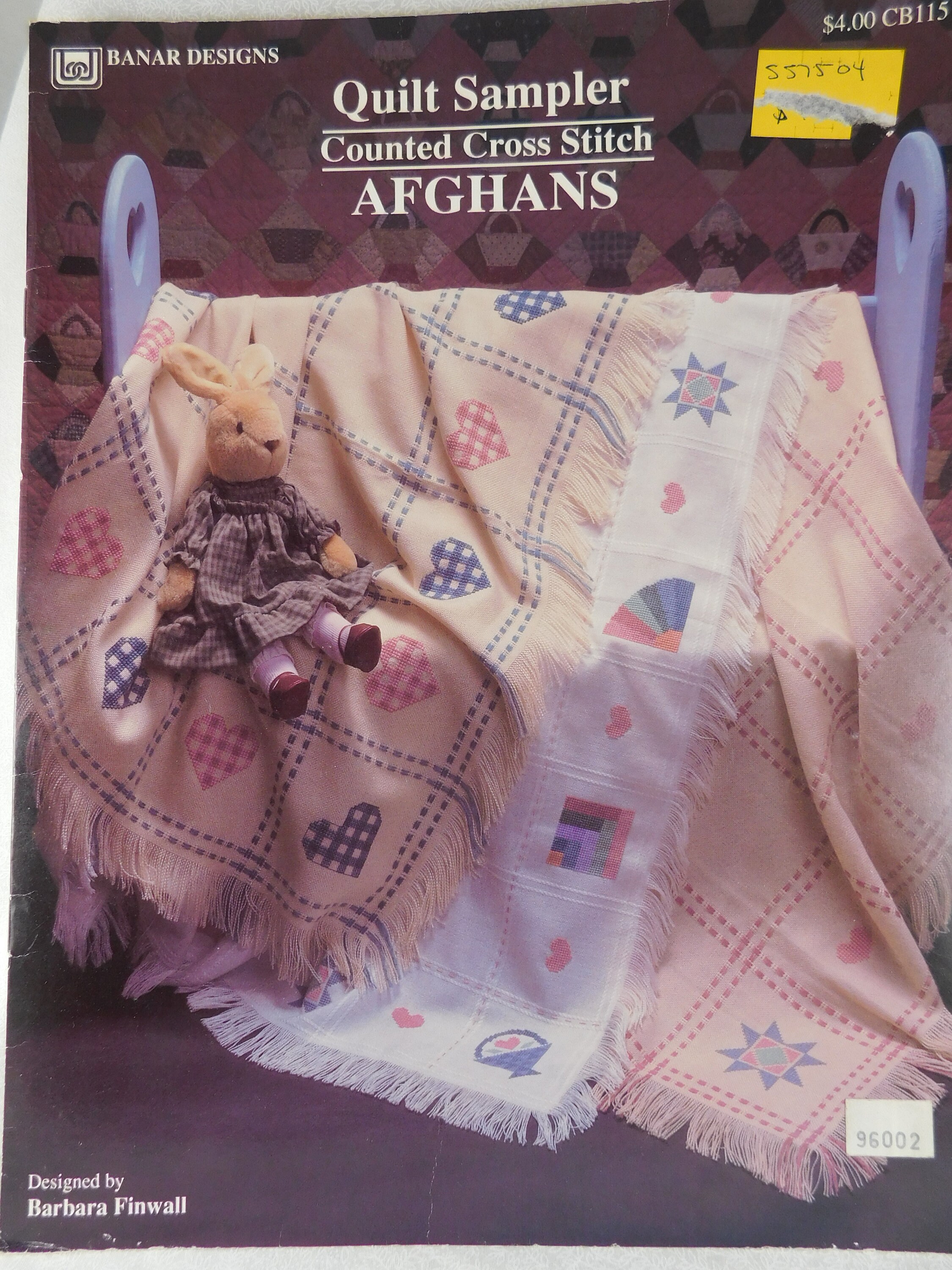 Vintage Banar Designs Quilt Samplercounted Cross Stitch Afghans ...