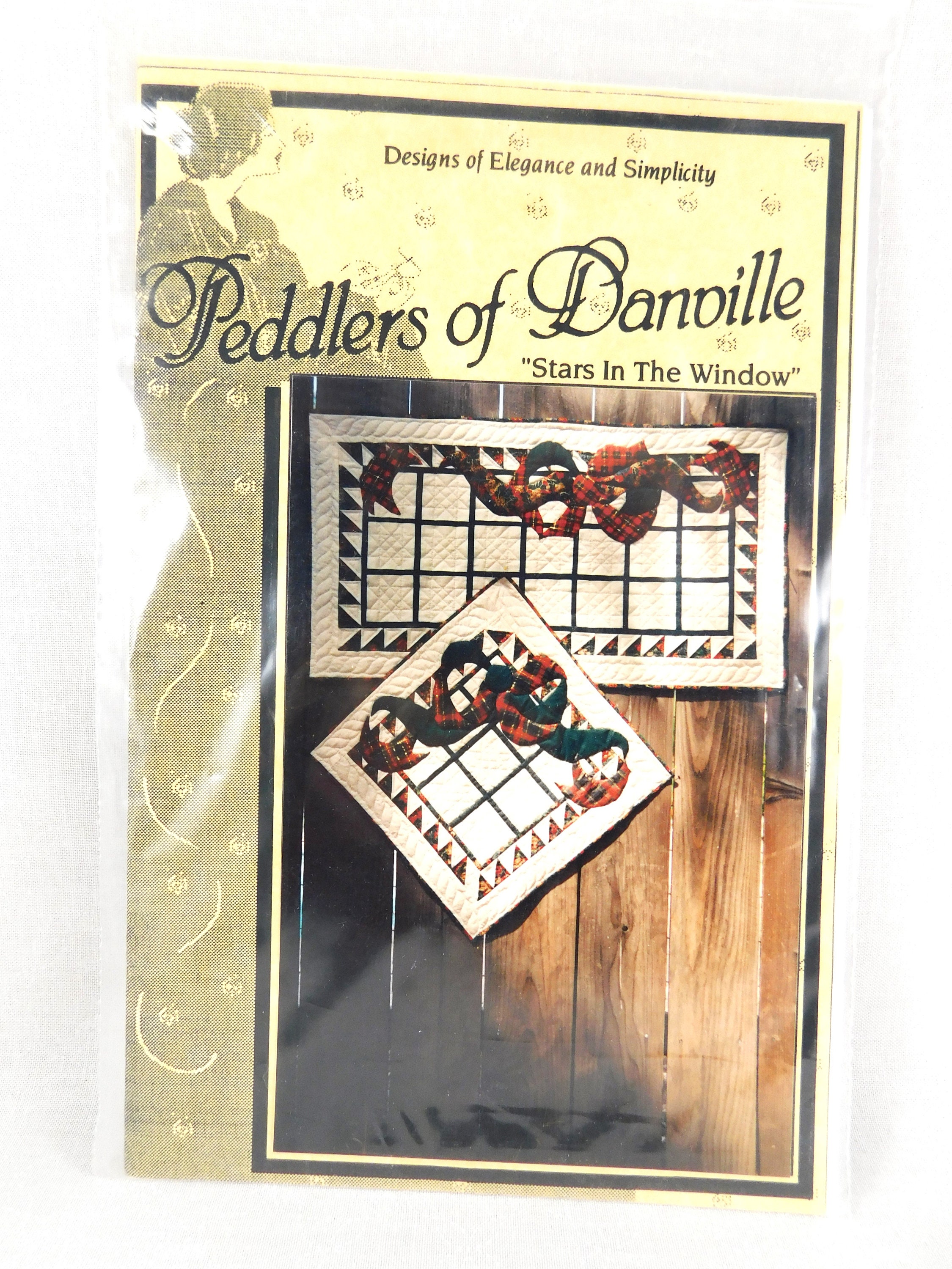 Vintage Wall Quilt Pattern stars in the Window by Peddlers of Danville ...