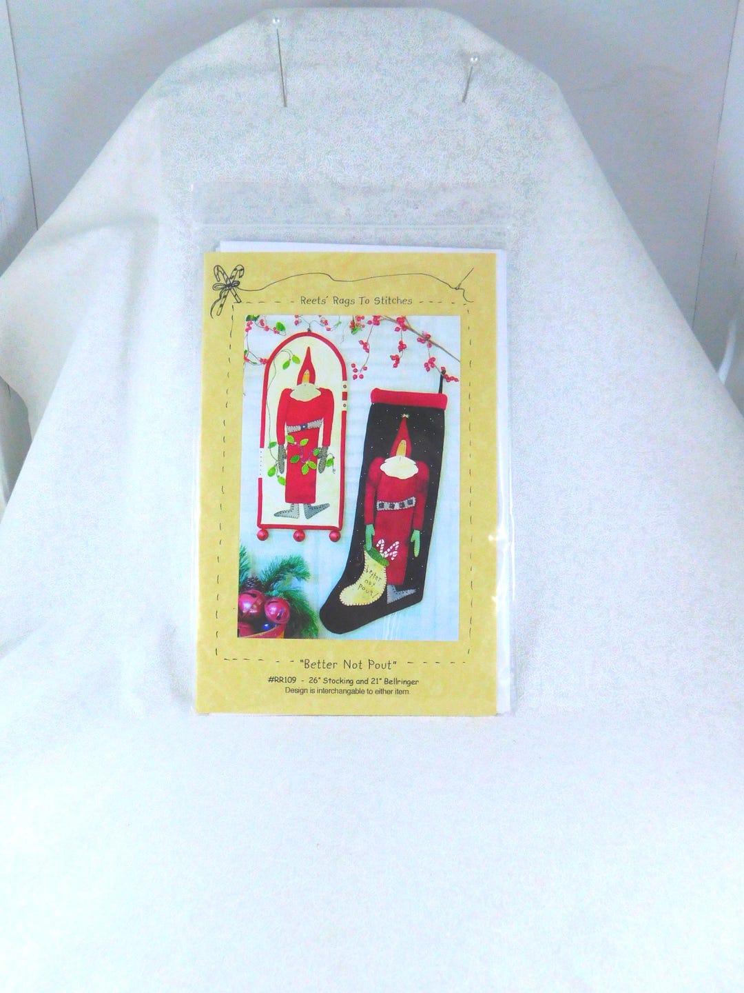 NON-VINTAGE 2006 Reet's Rags to Stitches "better Not Pout" Wall Quilt ...