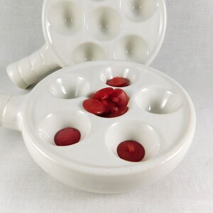 Ceramic Bead Sorting or Project Bowls W/sturdy Handle, Set of Two ...