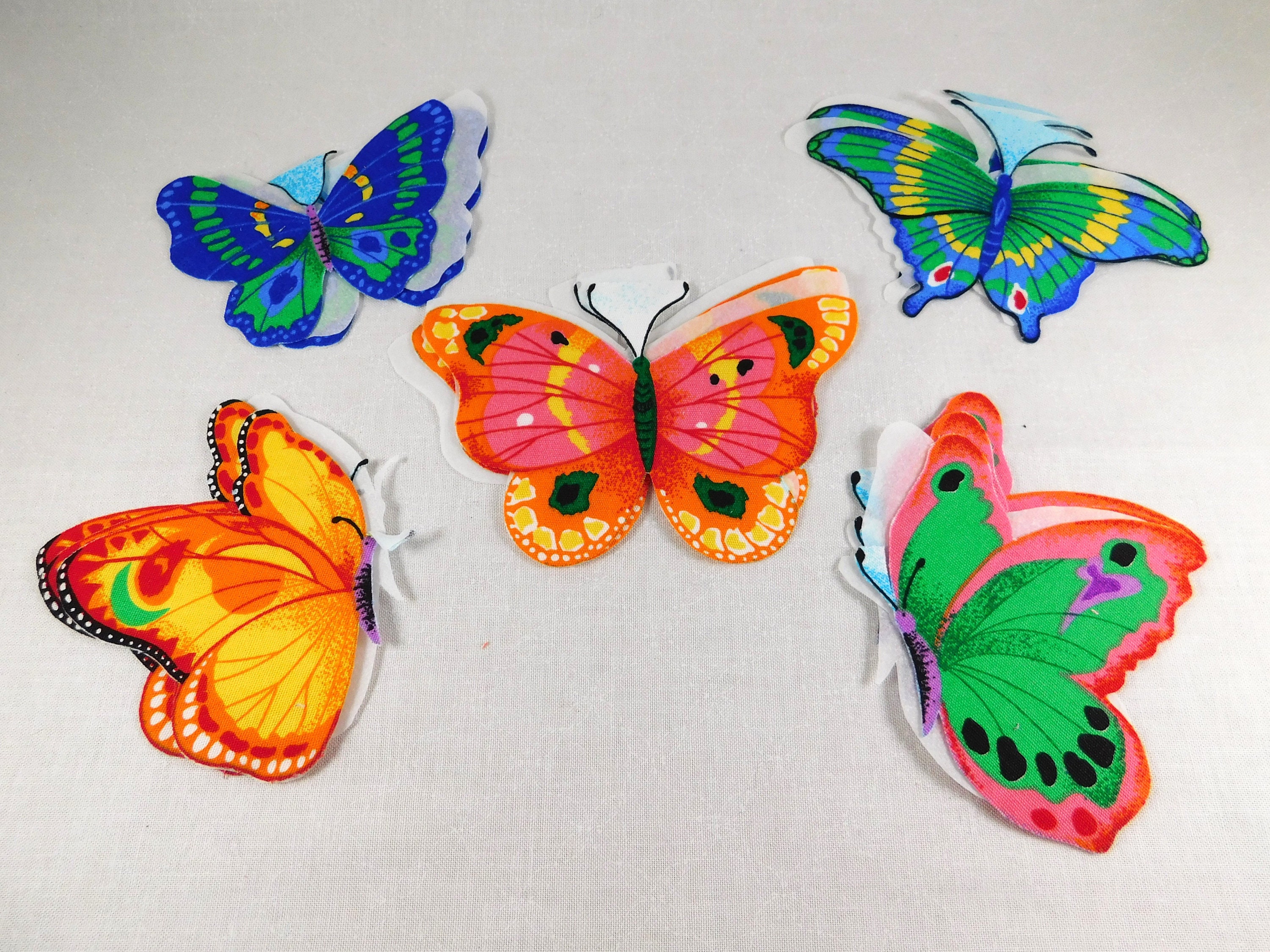 Applique Butterfly Collection 12 Pieces Medium Size - Etsy