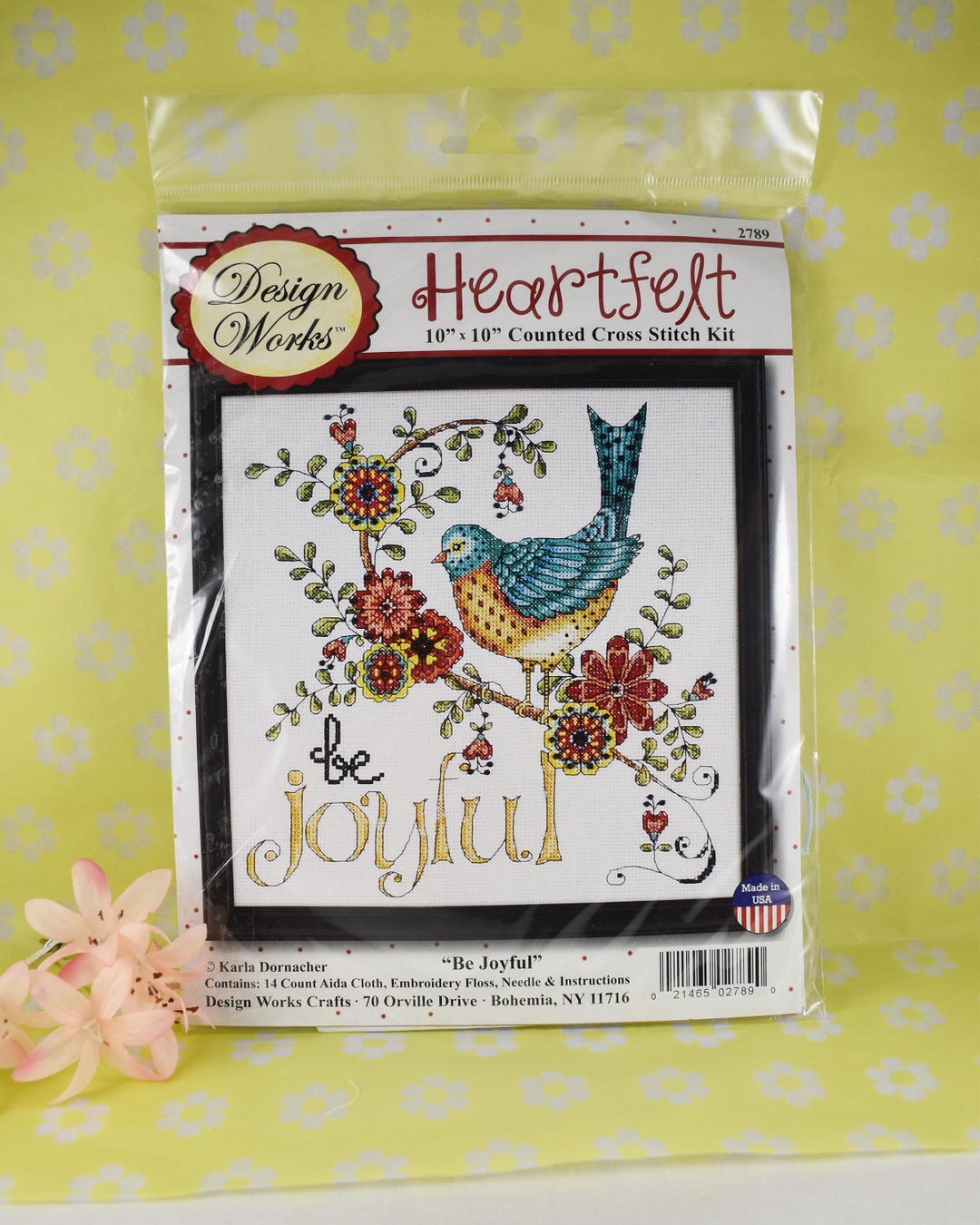 Vintage Design Works be Joyful Cross Stitch Kit 2789, Scandinavian ...