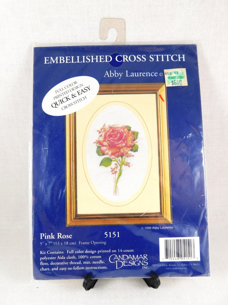 1999 Candamar Design's Embellished Cross Stitch Kit - Etsy