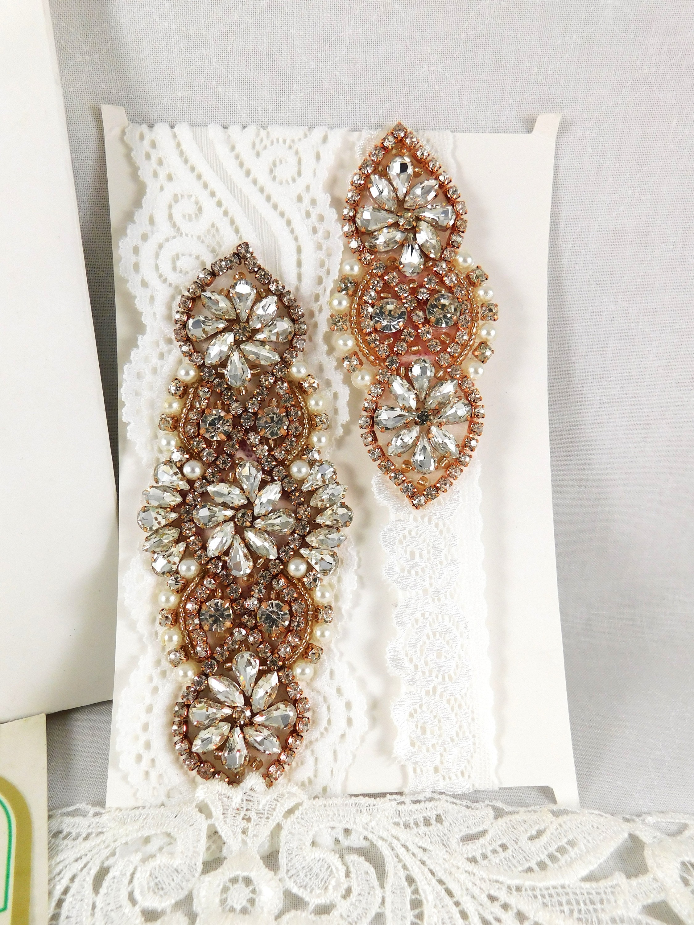 Vintage 80's Yanstar Bridal Garter Kit, Wedding & Bridal Craft, Wedding ...