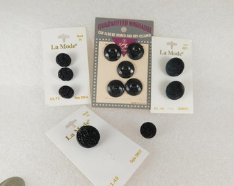 Black La Mode Button - Etsy