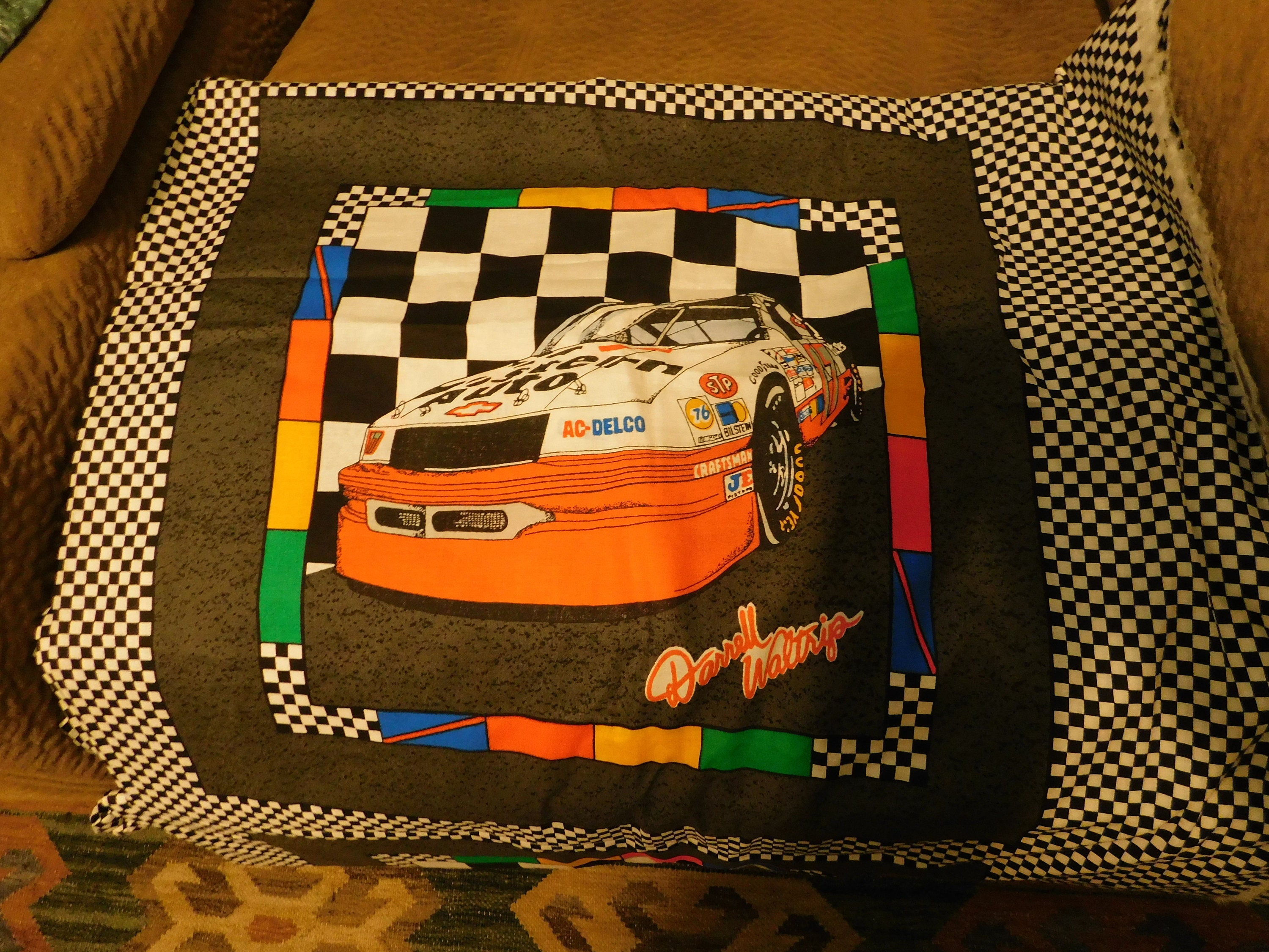Fabric Pillow And/or Quilt Panels for Your NASCAR Fan Darrell - Etsy