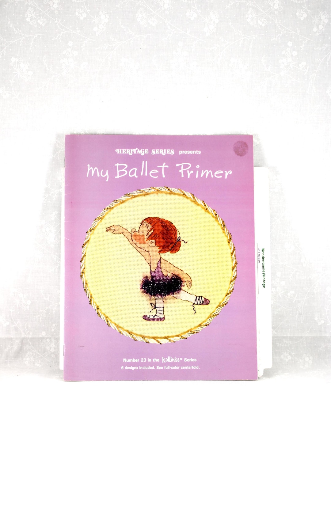 Vintage 1999 Heritage Series "my Ballet Primer" Cross Stitch Leaflet ...