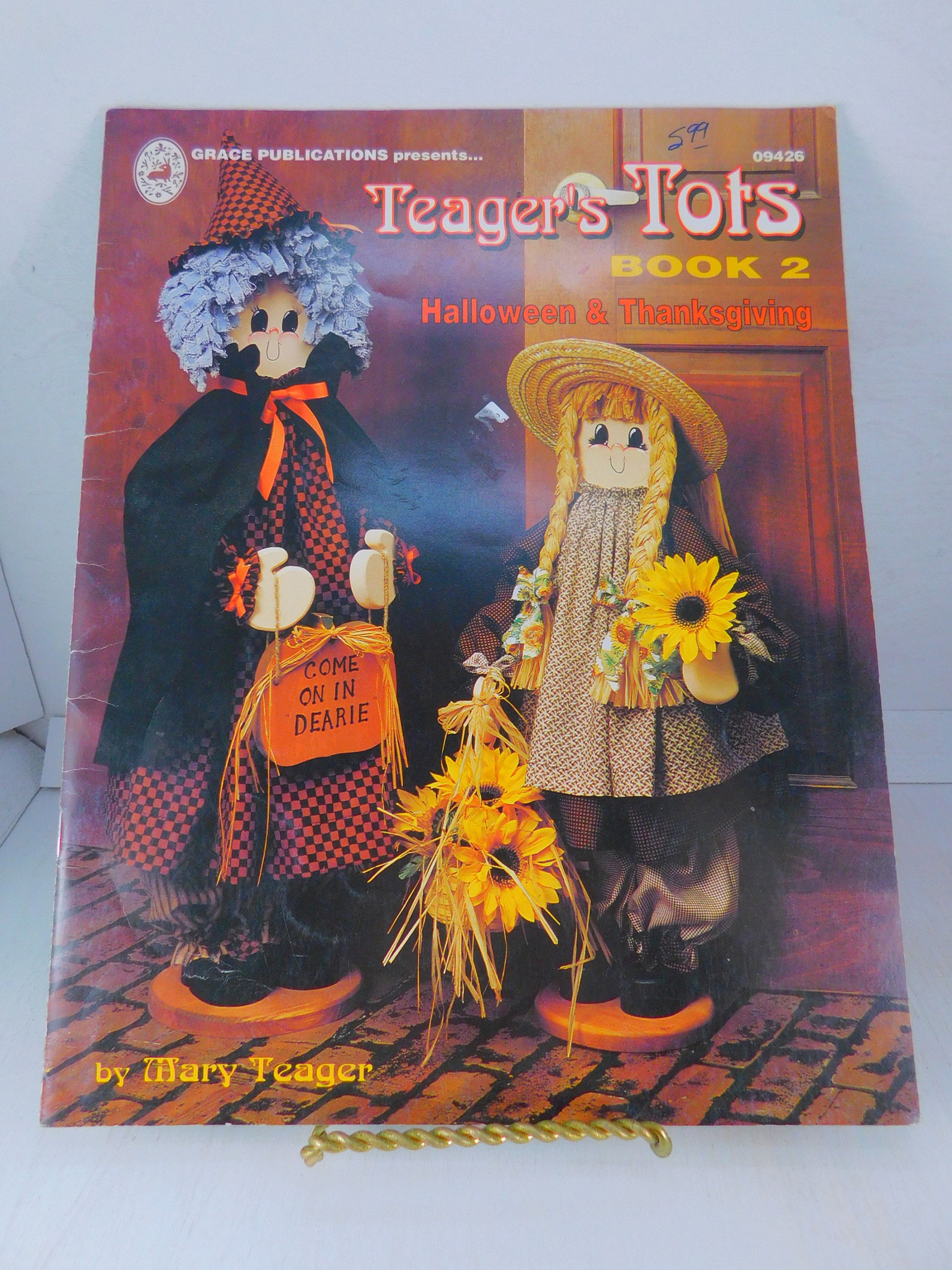 Vintage Teager's Tots Book 2 Halloween & Thanksgiving, Painted and ...