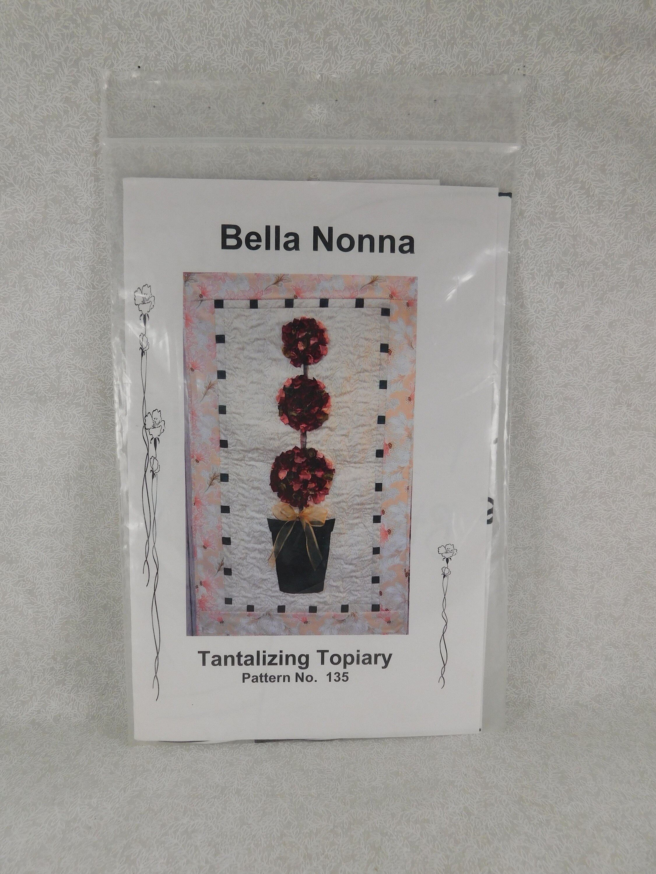 Vintage Bella Nonna tantalizing Topiary Wall Quilt Pattern 135, Three ...