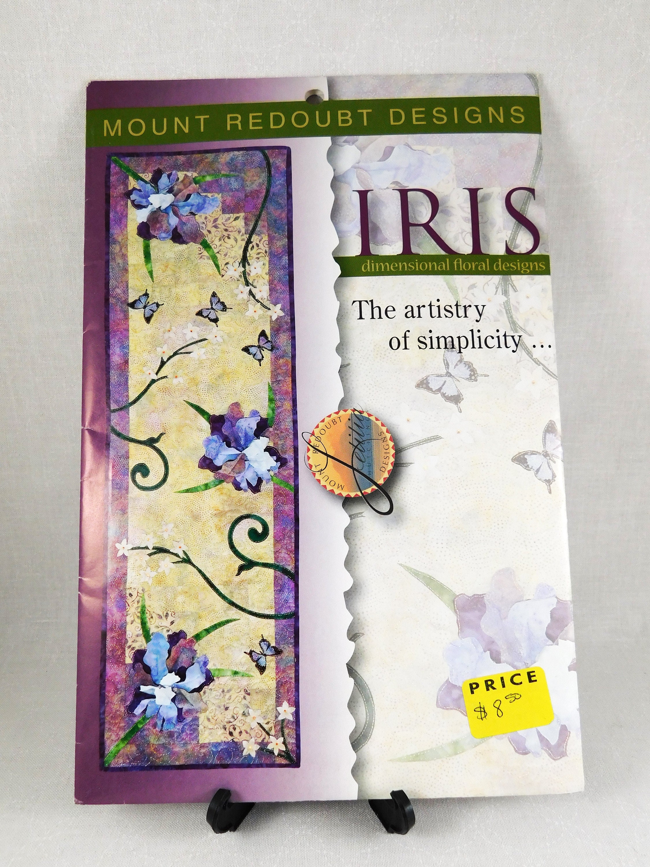 Vintage Applique Quilt Pattern iris Mount Redoubt Designs-never Opened ...