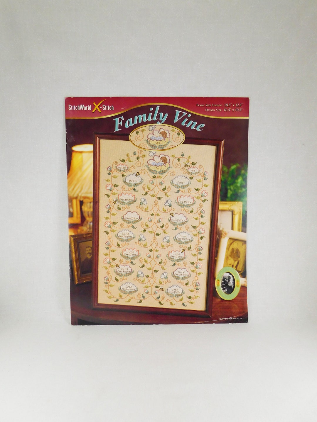 Vintage 1998 Stitch World X Stitch' Collection "family Vine" by Anne W ...