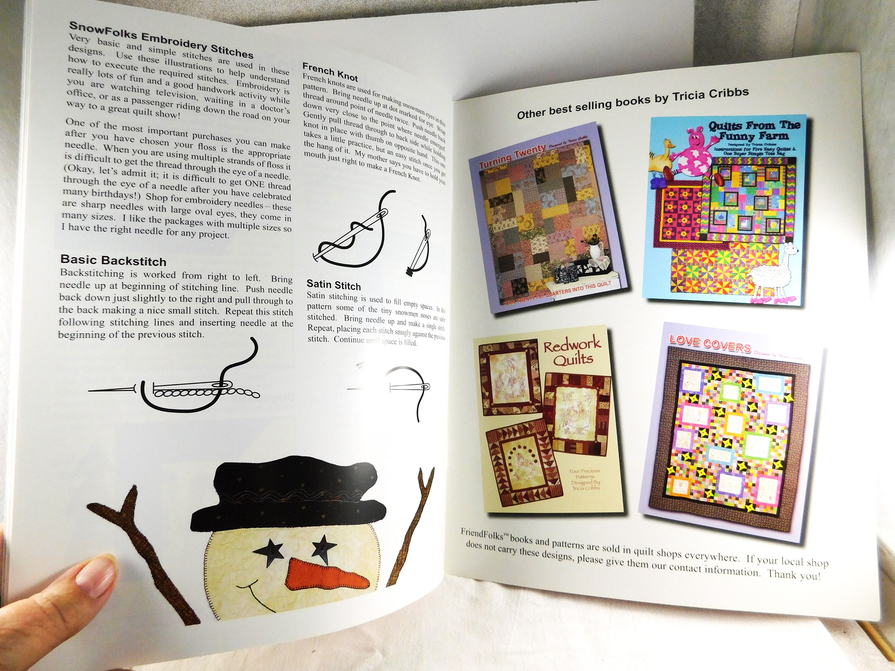 Undated snowfolks Quilt Pattern by Friendfolks, Quilting & Applique ...