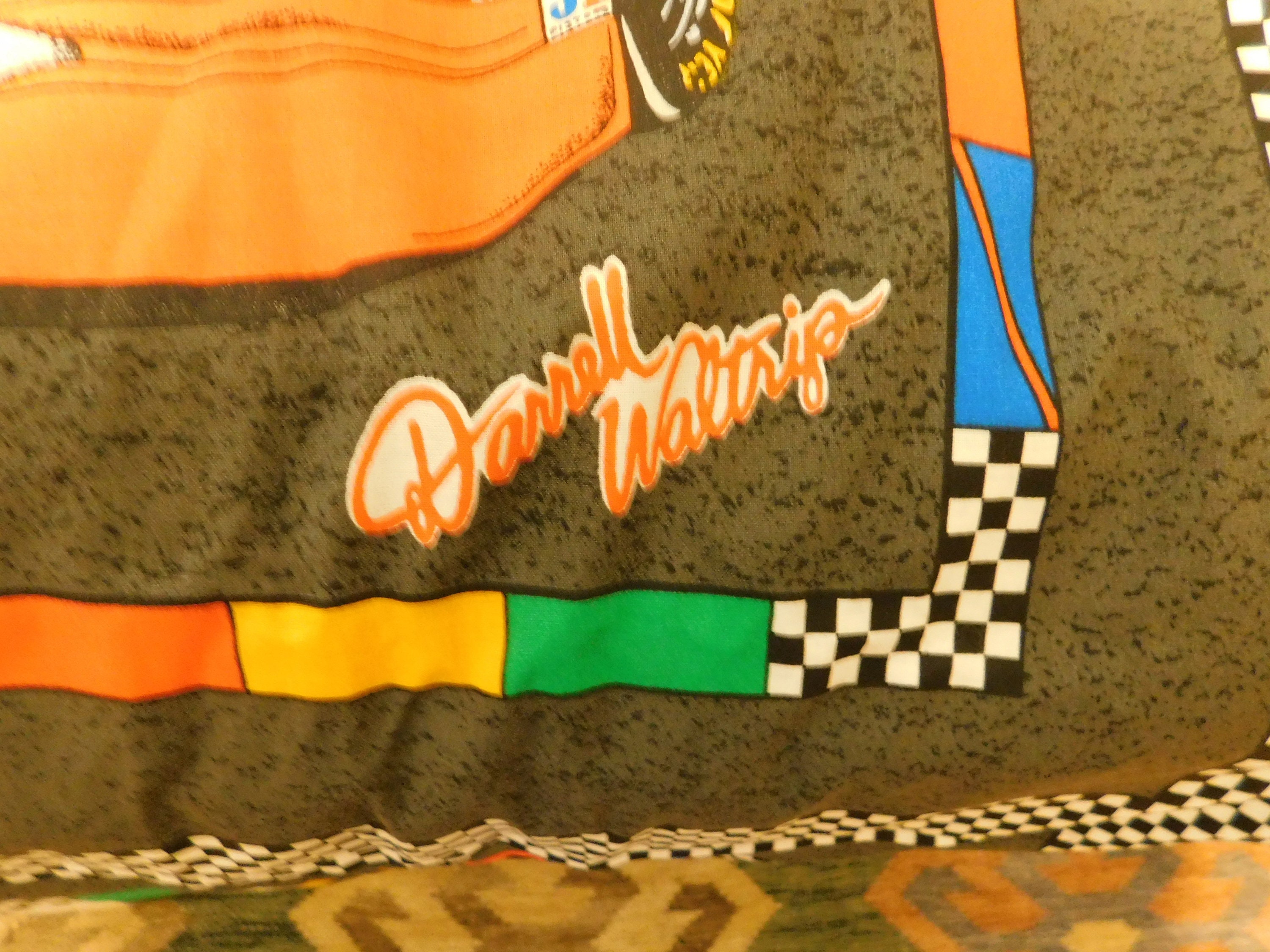 Fabric Pillow And/or Quilt Panels for Your NASCAR Fan Darrell - Etsy