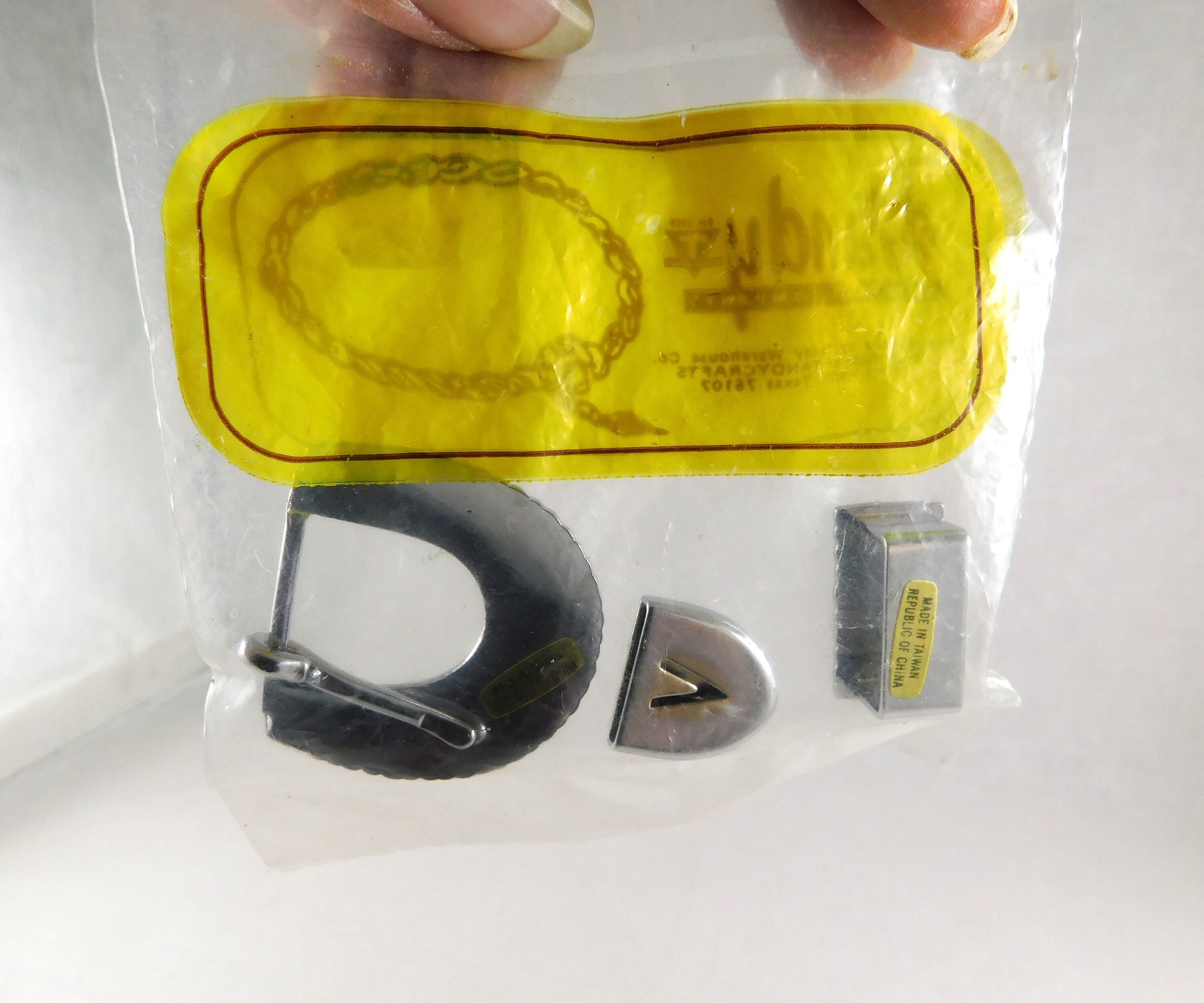 Tandy Native American Style Buckle, Tang & Keeper, Silver/black, Fits 3 ...