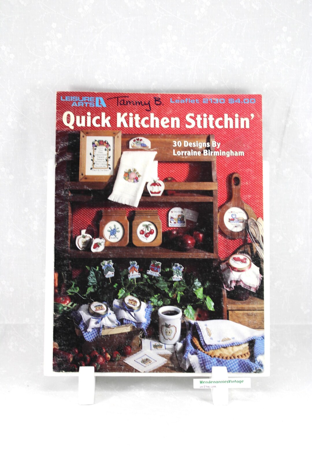 Vintage 'quick Kitchen Stitchin' Cross Stitch Leaflet: 30 Kitchen ...