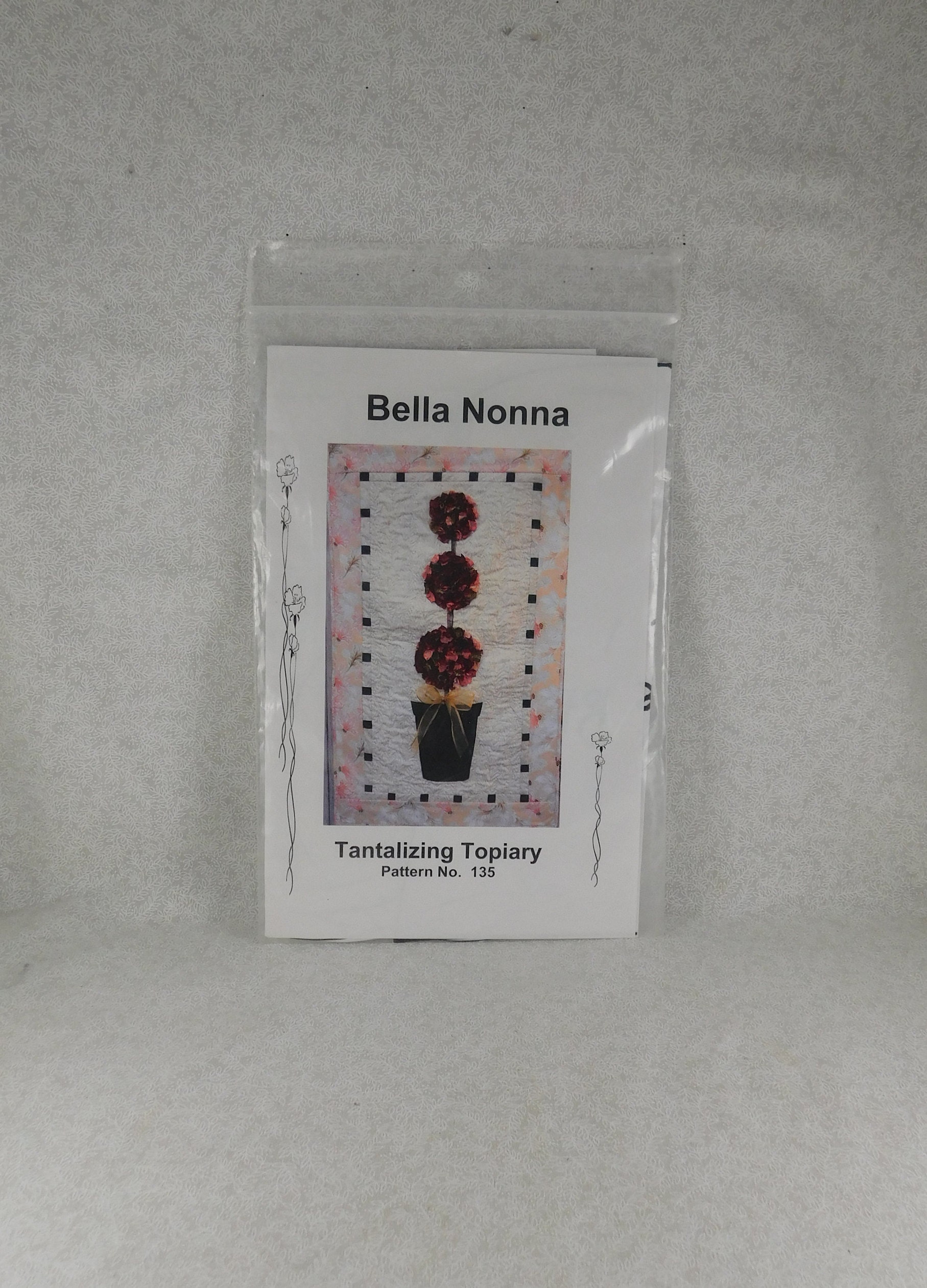 Vintage Bella Nonna tantalizing Topiary Wall Quilt Pattern 135, Three ...