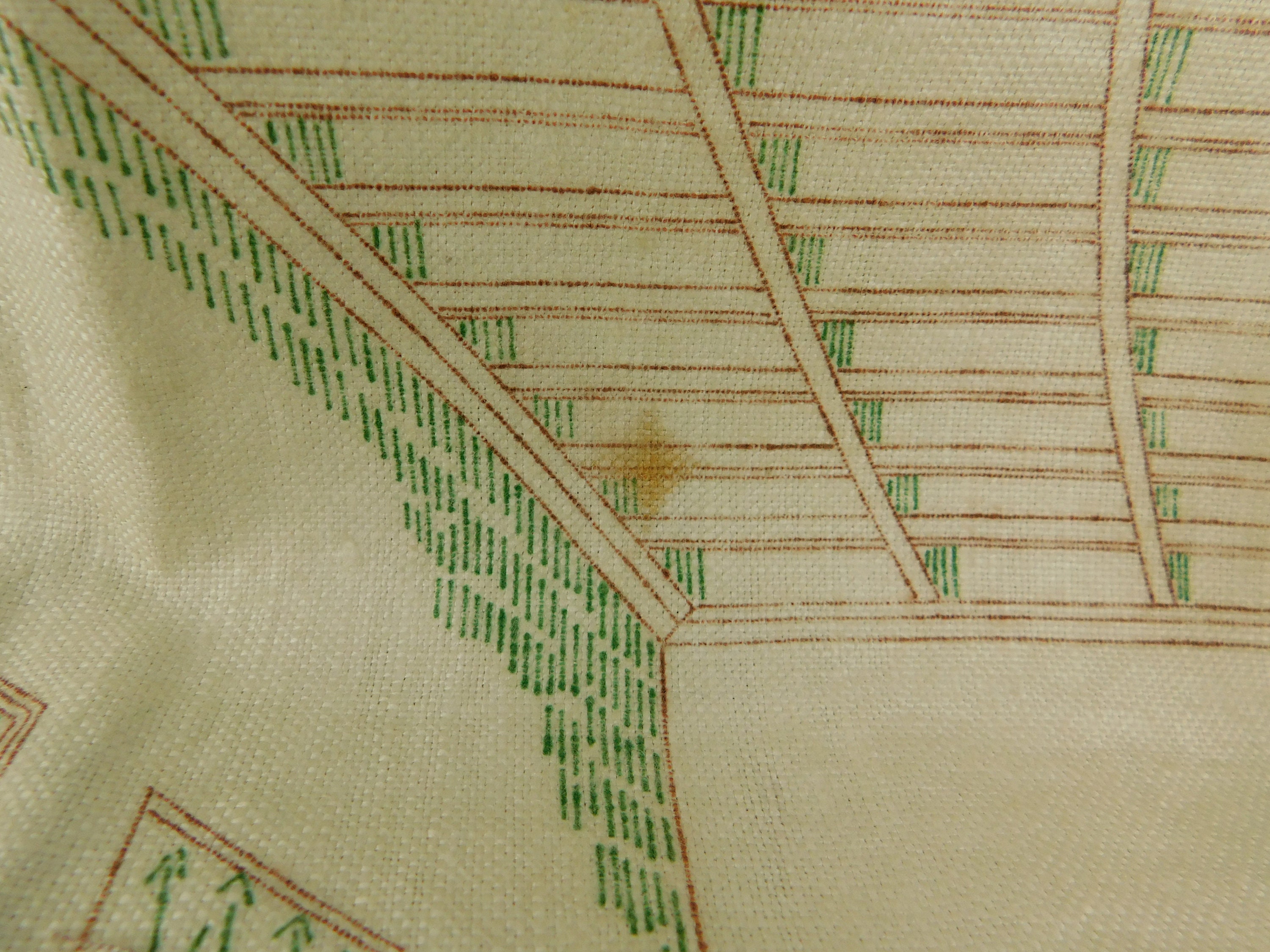 Colorted last Supper Embroidery Panel, M24, 1970's, Partially Finished ...