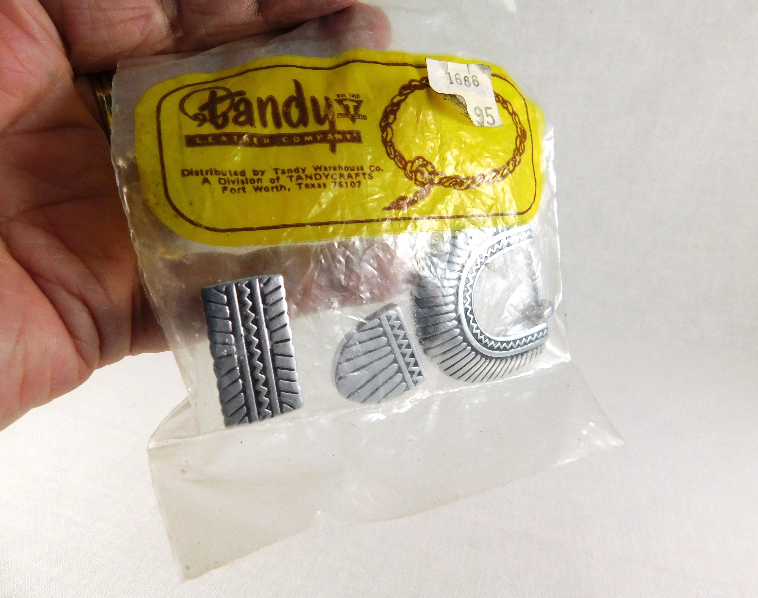 Tandy Native American Style Buckle, Tang & Keeper, Silver/black, Fits 3 ...