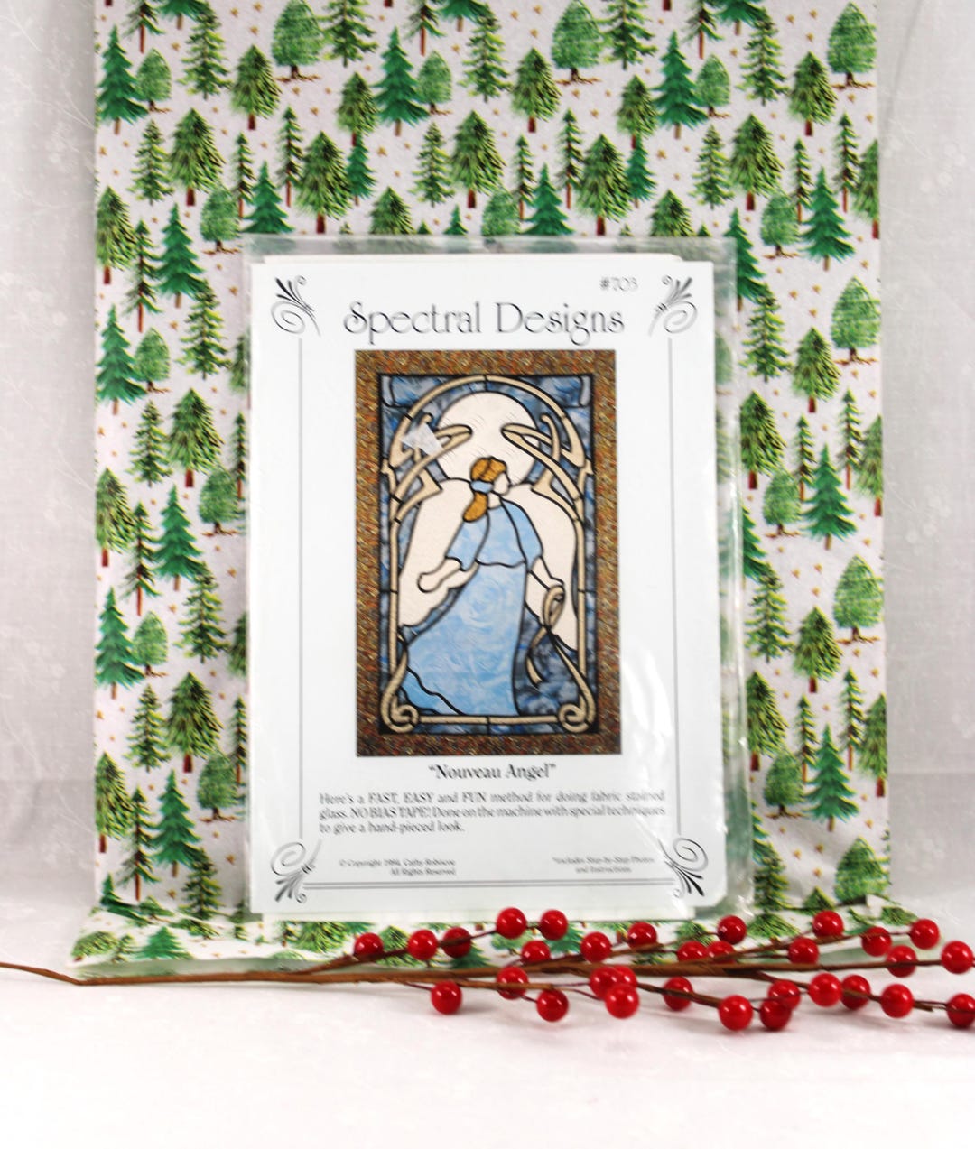 Vintage 1994 "nouveau Angel" Wall Quilt Pattern: Spectral Designs ...
