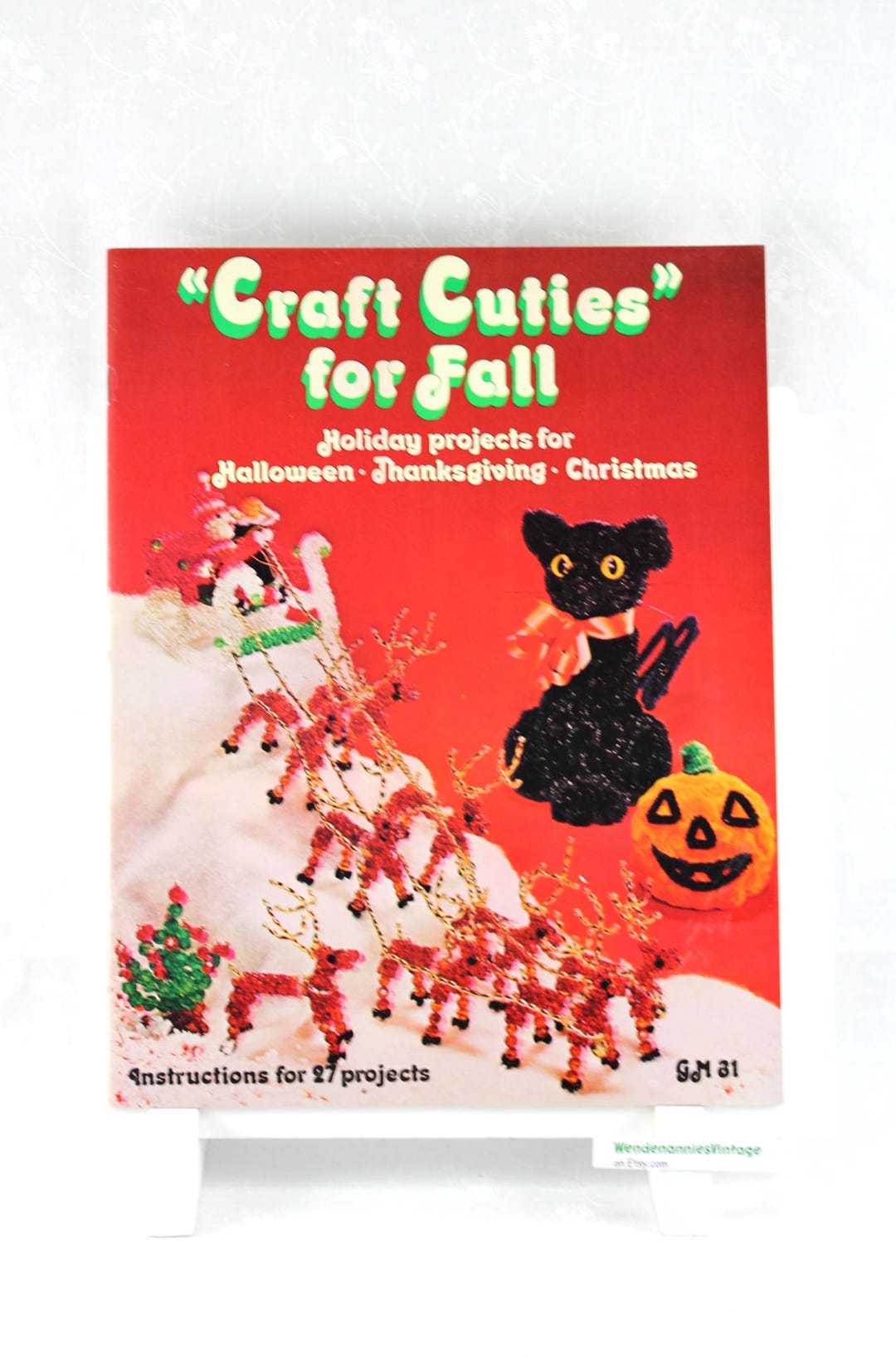 Vintage 1980s Craft Booklet: "craft Cuties for Fall" - Bead & Felt ...