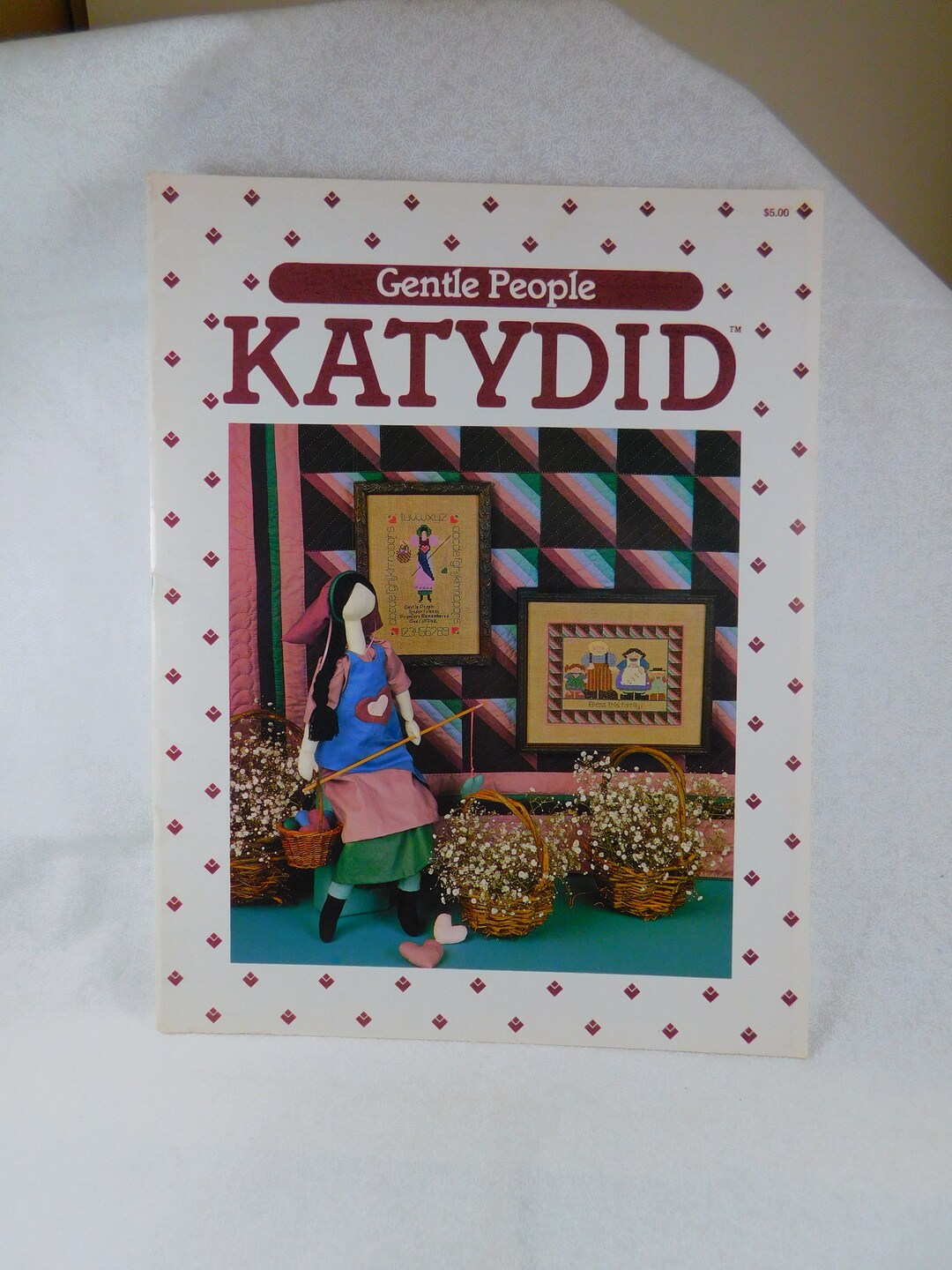 Vintage 1985 Amish Cross Stitch & Doll Making Booklet: KATYDID Gentle ...