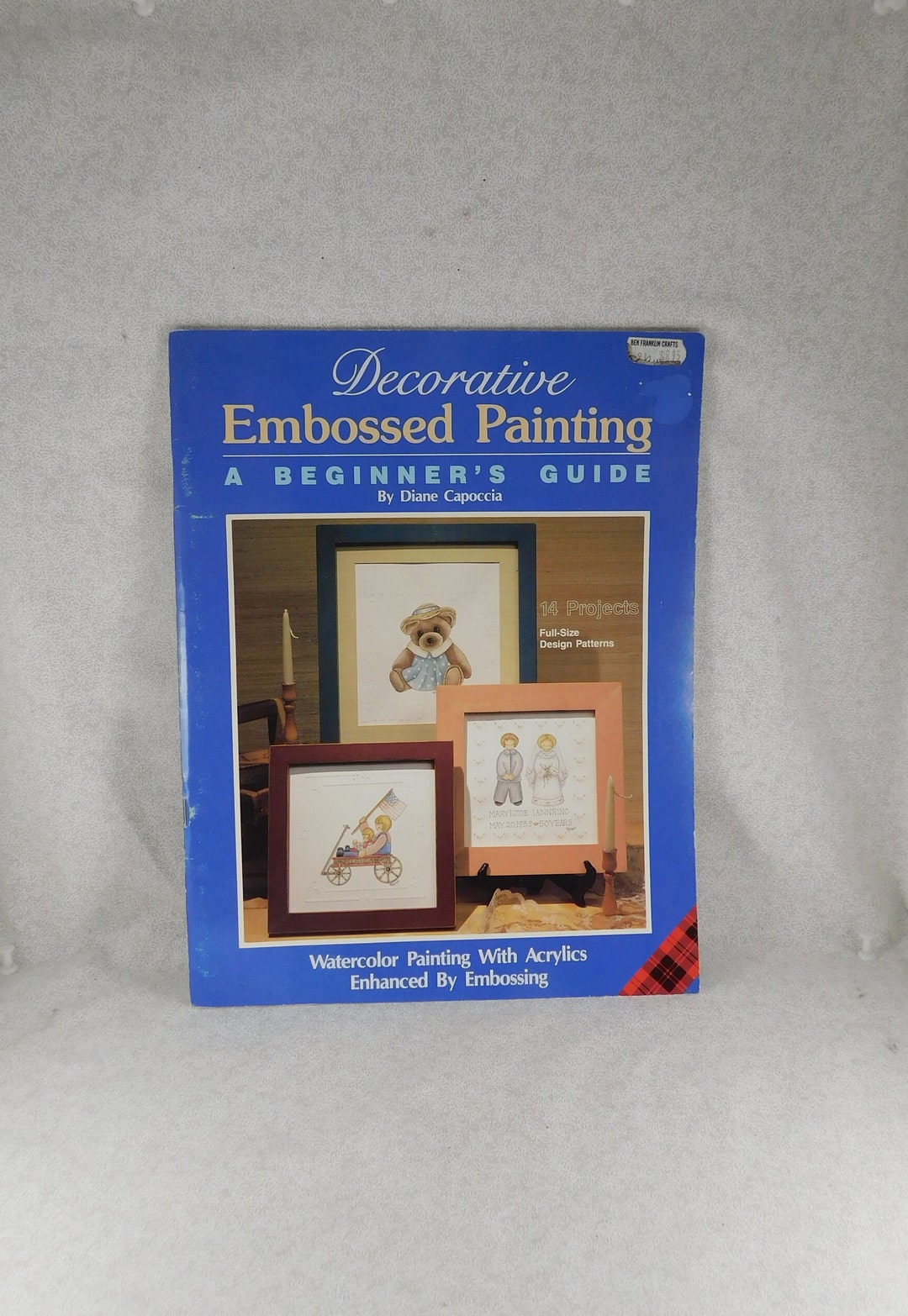 Vintage "decorative Embossed Painting" Beginner's Guide Book, Painting ...