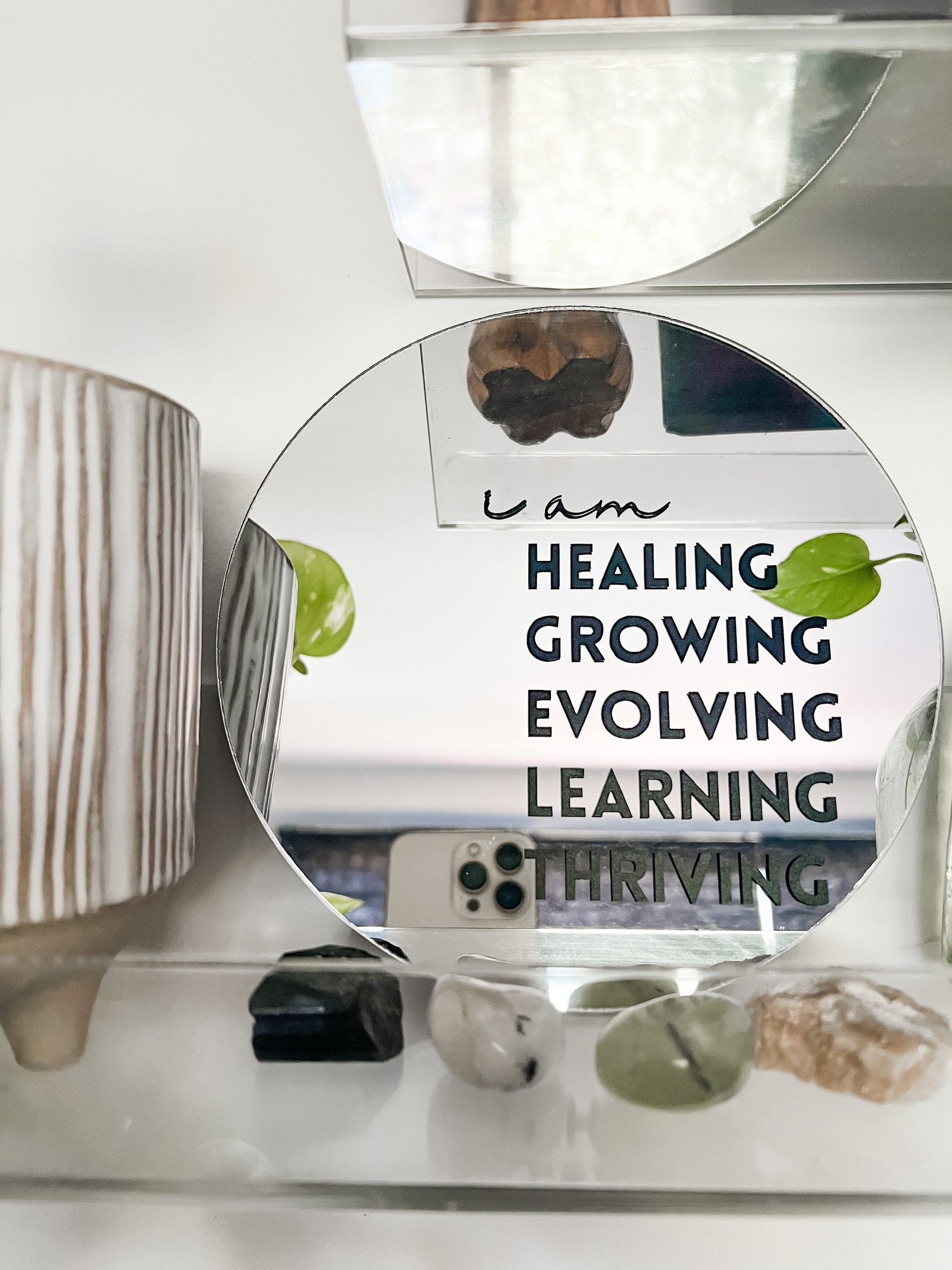 Affirmation Mirror Decal for Self Love - Etsy