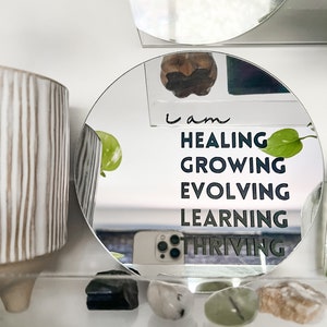 Affirmation Mirror Decal for Self Love - Etsy