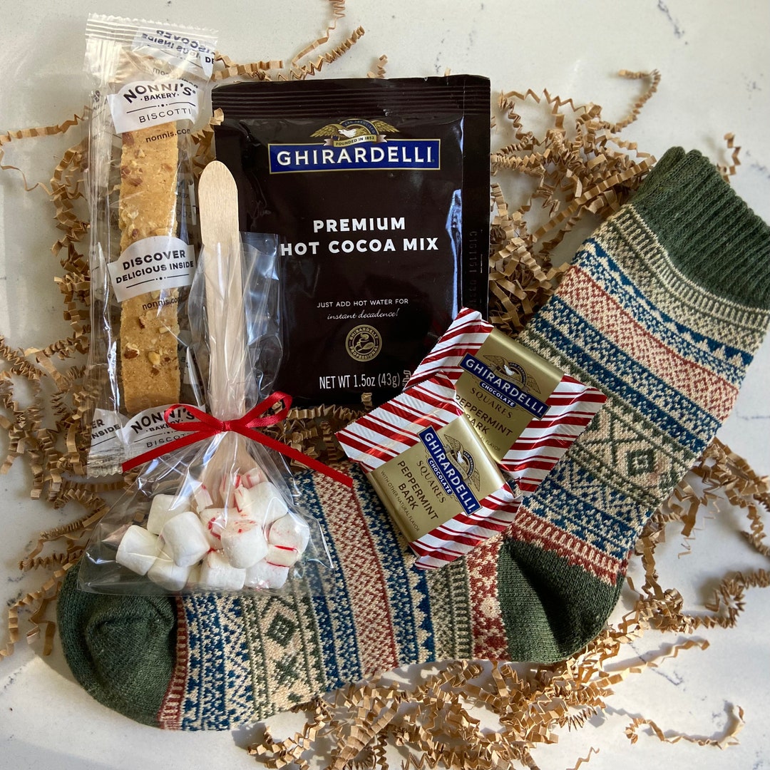 Christmas Box Hot Cocoa Box Friend Box Warm Wishes Box Just Because Box ...