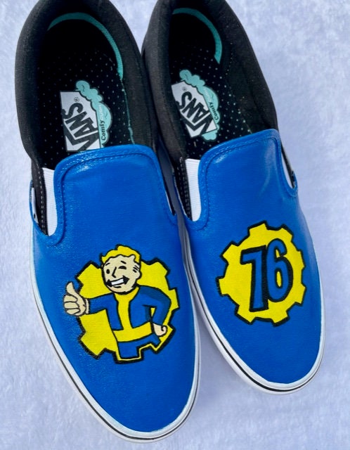 Custom Painted Toms or Vans Canvas Shoes - Etsy