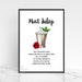 Printable Self-serve Mint Julep Cocktail 8x10” Sign, Cocktail Recipe ...