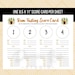 Printable Rum Tasting Score Card, Score Card for 4 Rums, Rum Tasting ...