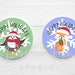 Printable Happy Holidays Cupcake Toppers Christmas Animal - Etsy