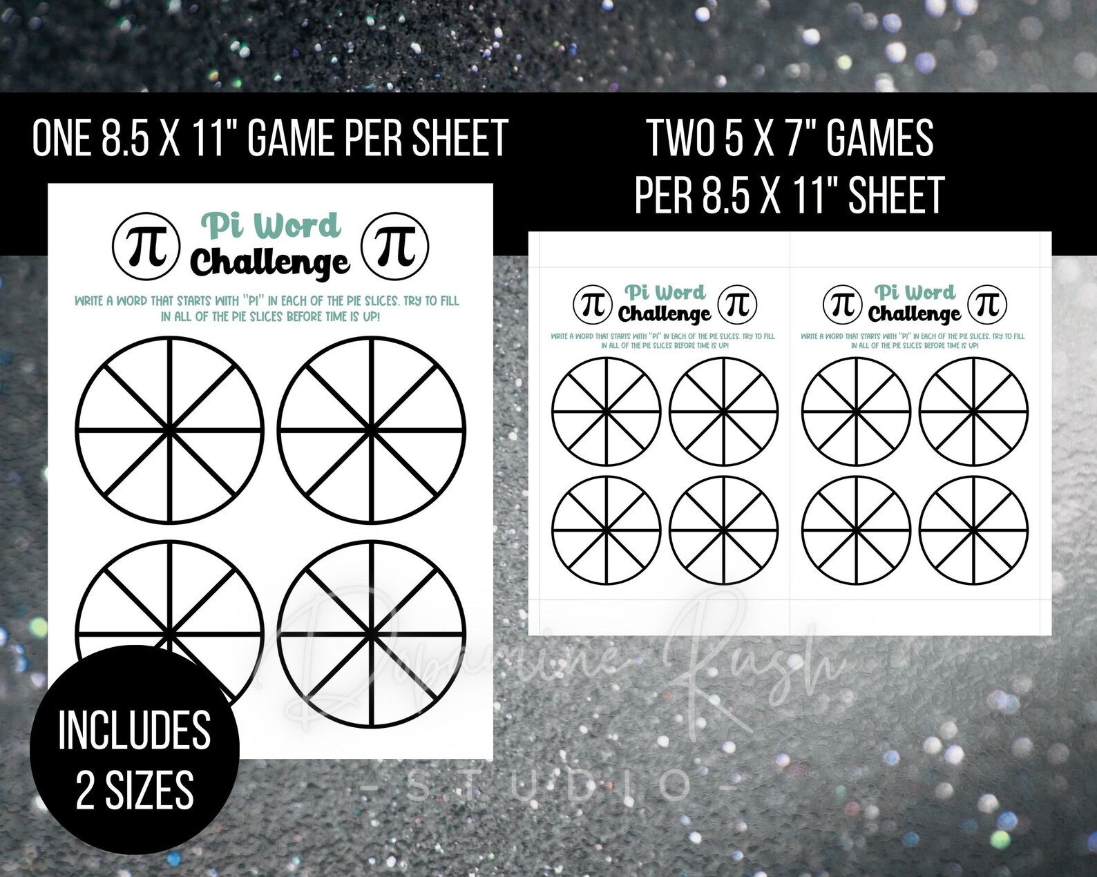 Printable Pi Day Word Challenge, Printable Pi Day Games,, March 14th ...