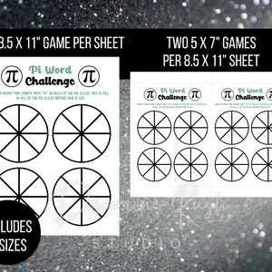 Printable Pi Day Word Challenge, Printable Pi Day Games,, March 14th ...