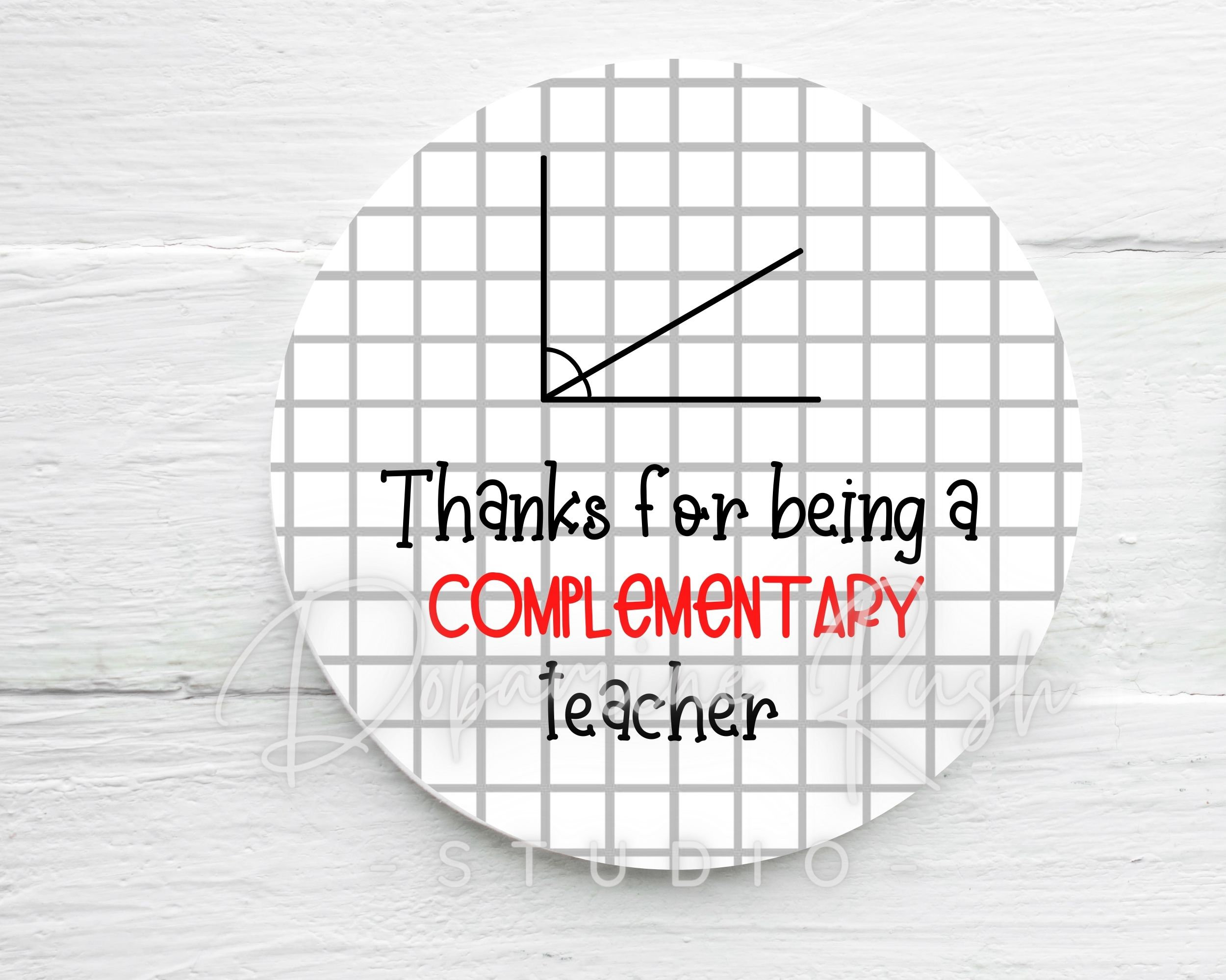 Printable Math Teacher Appreciation Cookie Tags, Thanks for Being a ...