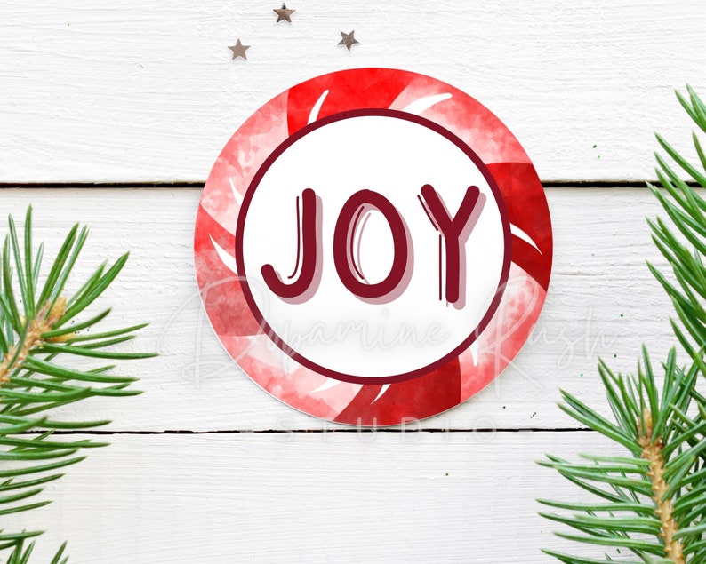 Printable Christmas Cupcake Toppers, Printable Christmas Cookie Tags ...