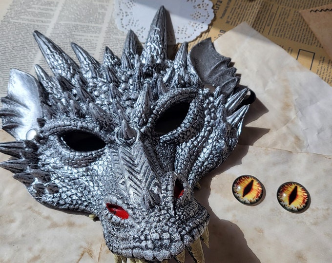 Dragon Wreath Making Supplies Dragon Mask With Craft Eyes - Etsy