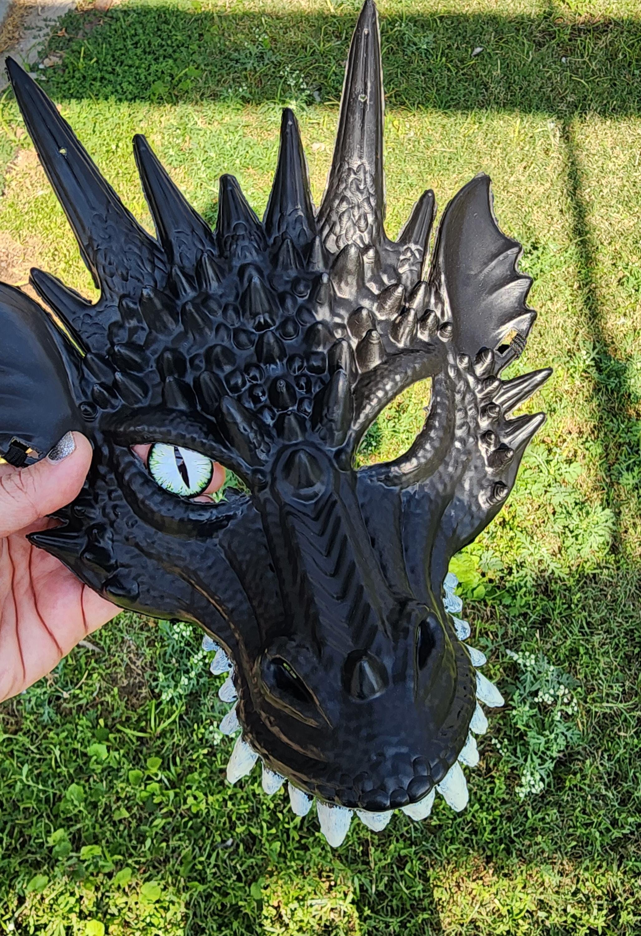 Dragon Wreath Making Supplies Dragon Mask With Craft Eyes - Etsy
