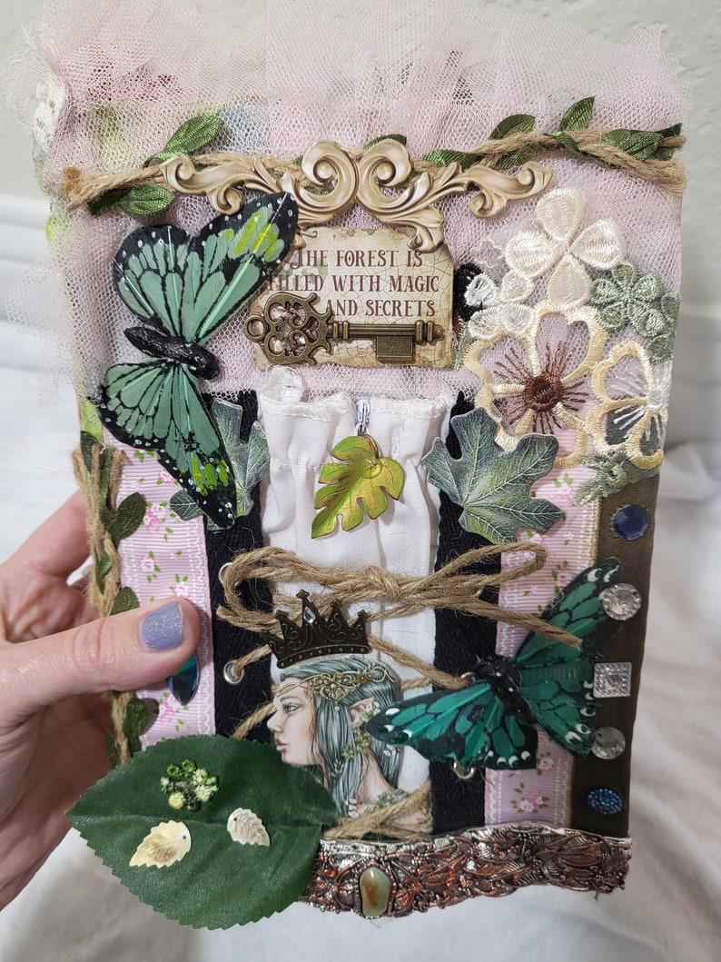 Fairy Core Diary Memory Keeper Junk Journal Wedding Guest Book Recipe ...