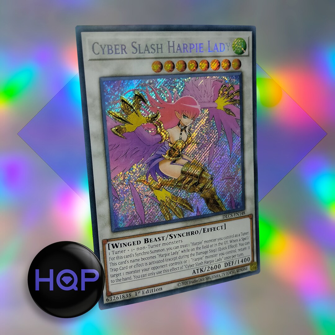Cyber Slash Harpie Lady UNCENSORED OCG ART same Thickness as the Reals - Etsy