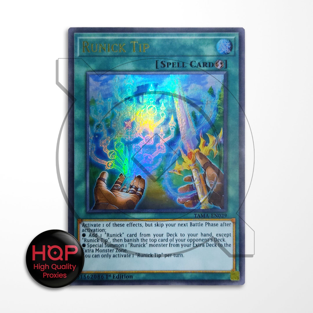 Runick Tip same Thickness as the Reals - Etsy