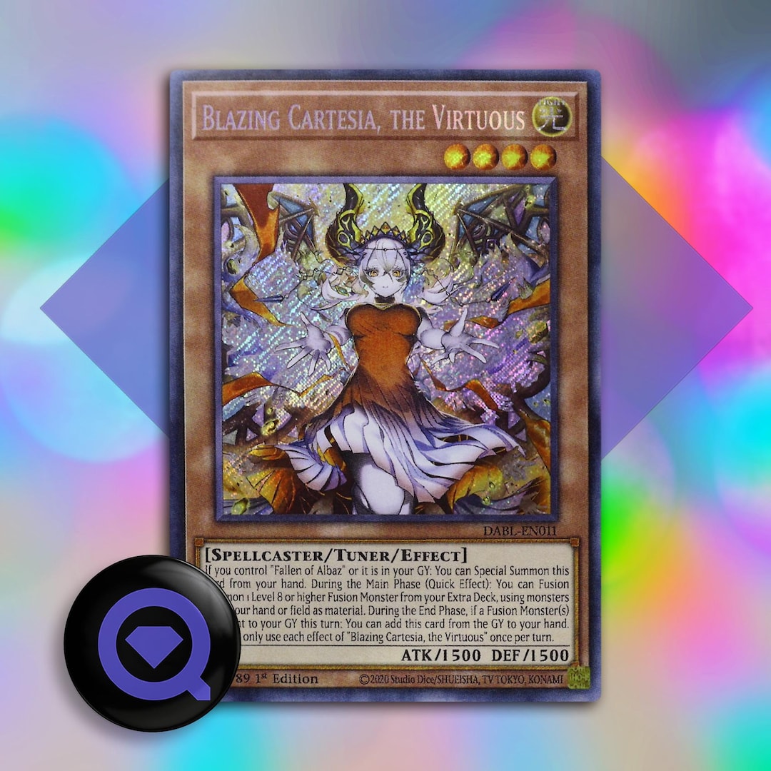 Blazing Cartesia, the Virtuous ALTERNATE ART (proxy With Same Thickness ...