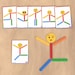 Popsicle Stick Stickman Activity Cards, Printable Learning Games ...